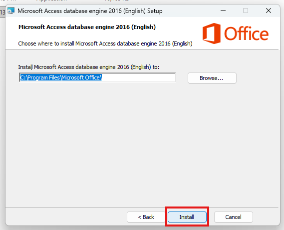 How to remove and re-install Microsoft Access database engine