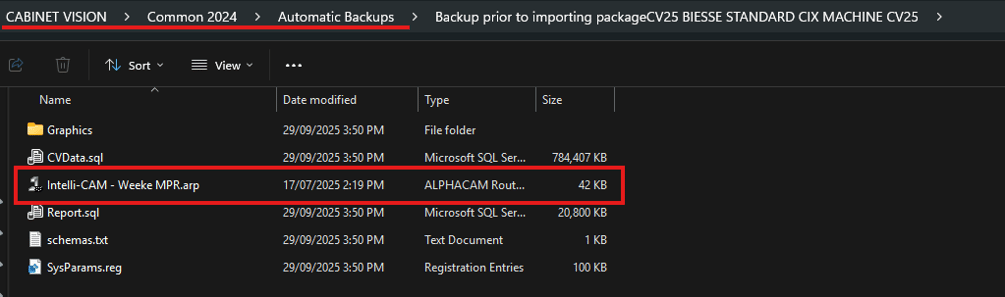 How to change where CABINET VISION looks to find the post file?